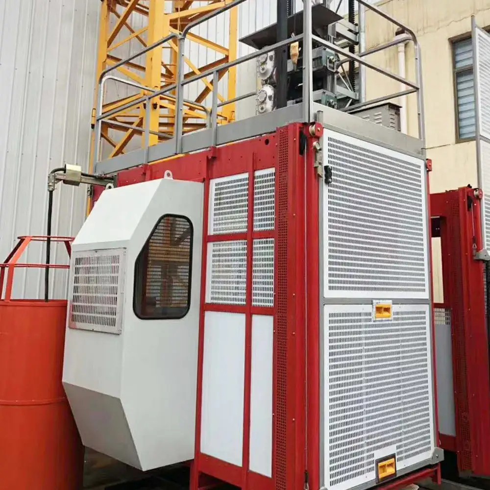 Chinese SC200/200 Construction Lift for high rise buildings-Used ...